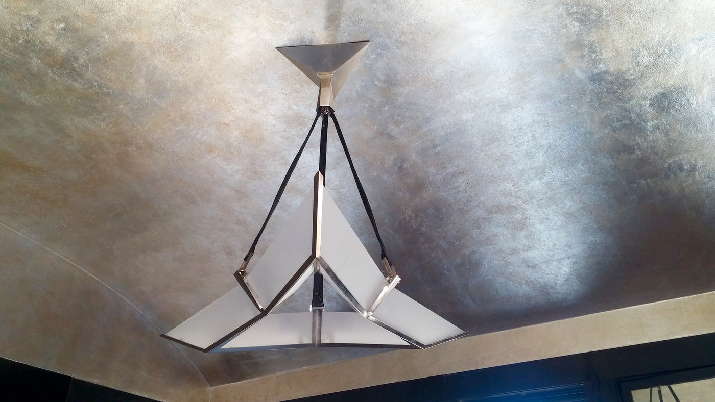 Silver and Gold Leaf Ceilings - California Wall Design Inc.
